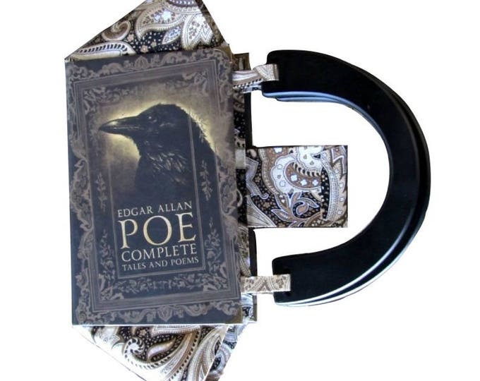 BOOK PURSE - Edgar Allan Poe Complete Tales and Poems - Made to Order ...