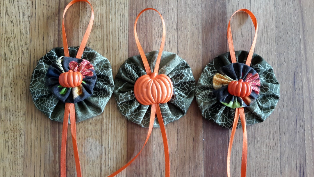 Ornements Yo yo Décorations dautomne Ornements dautomne - Etsy France