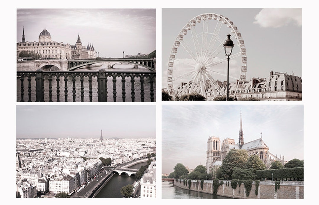 Paris Photography Set - Paris Classic Views Collection, Paris Fine Art ...