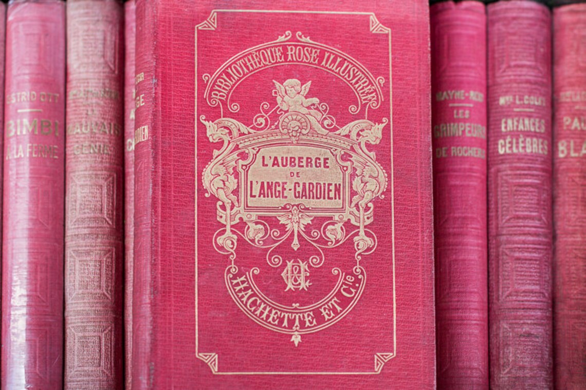 Paris Photography Set Vintage Books Urban Wall Decor | Etsy