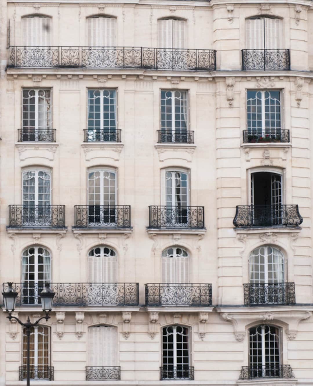Paris Photography - Windows and Balconies, Classic Black and White ...
