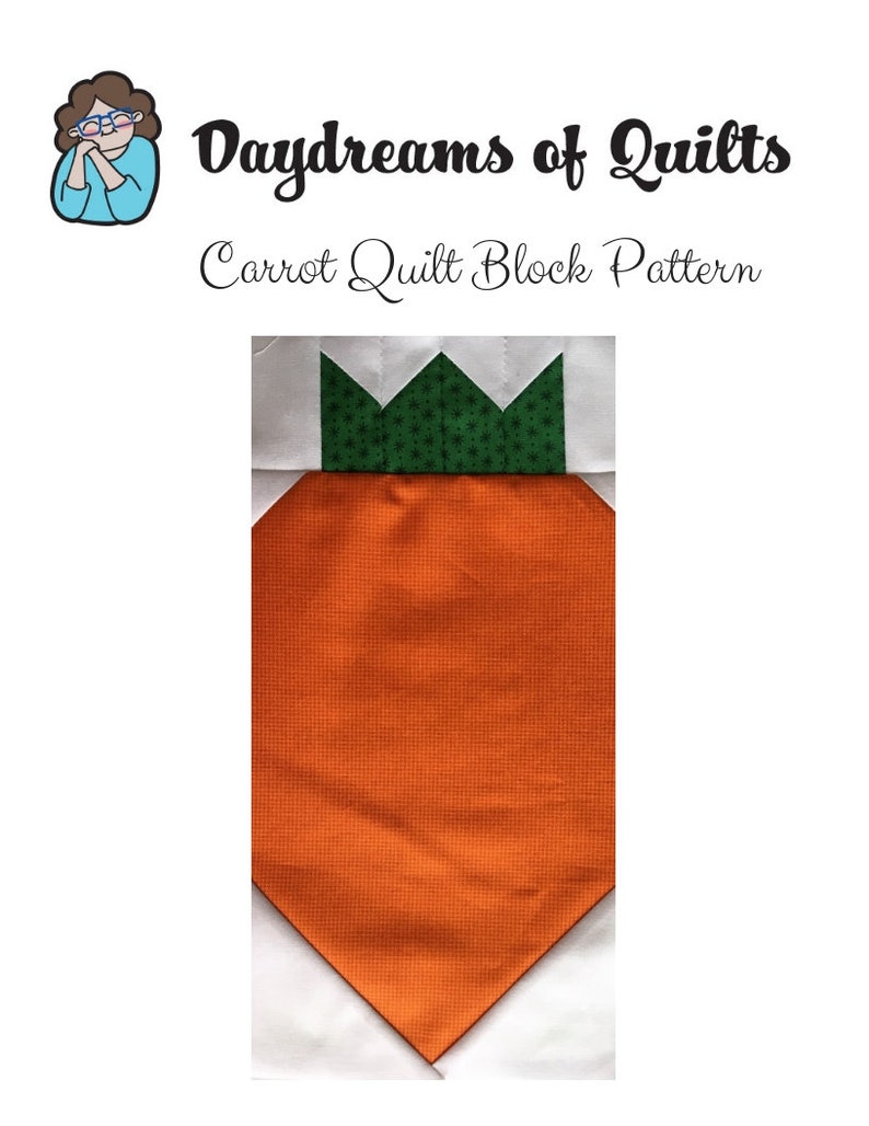 Rabbit and Carrot Quilt Block Patterns Set With Bonus Rainbow | Etsy