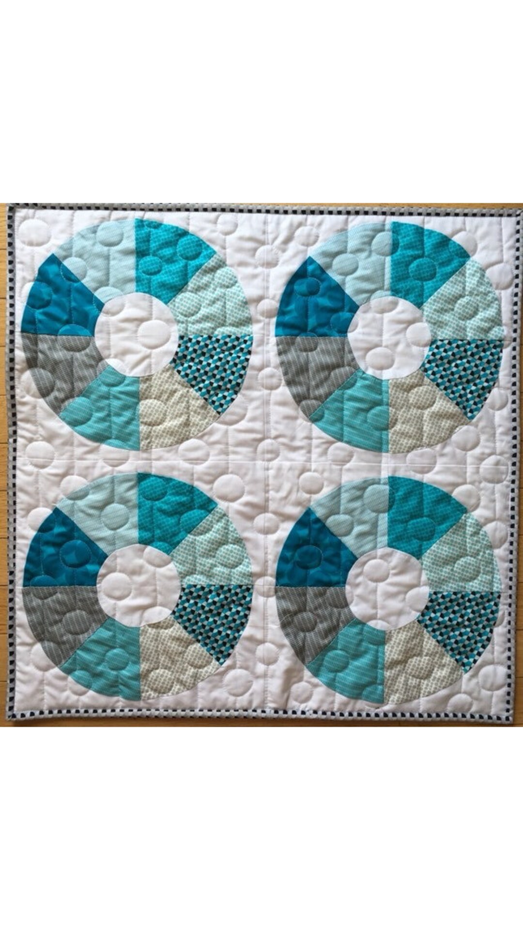 Circle Quilt Pattern, Circular Quilt PDF, Lifesavers Quilt, Drunkard's ...