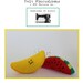 Wool Felt Pincushions PDF Pattern, Lemon Pincushion, Watermelon ...