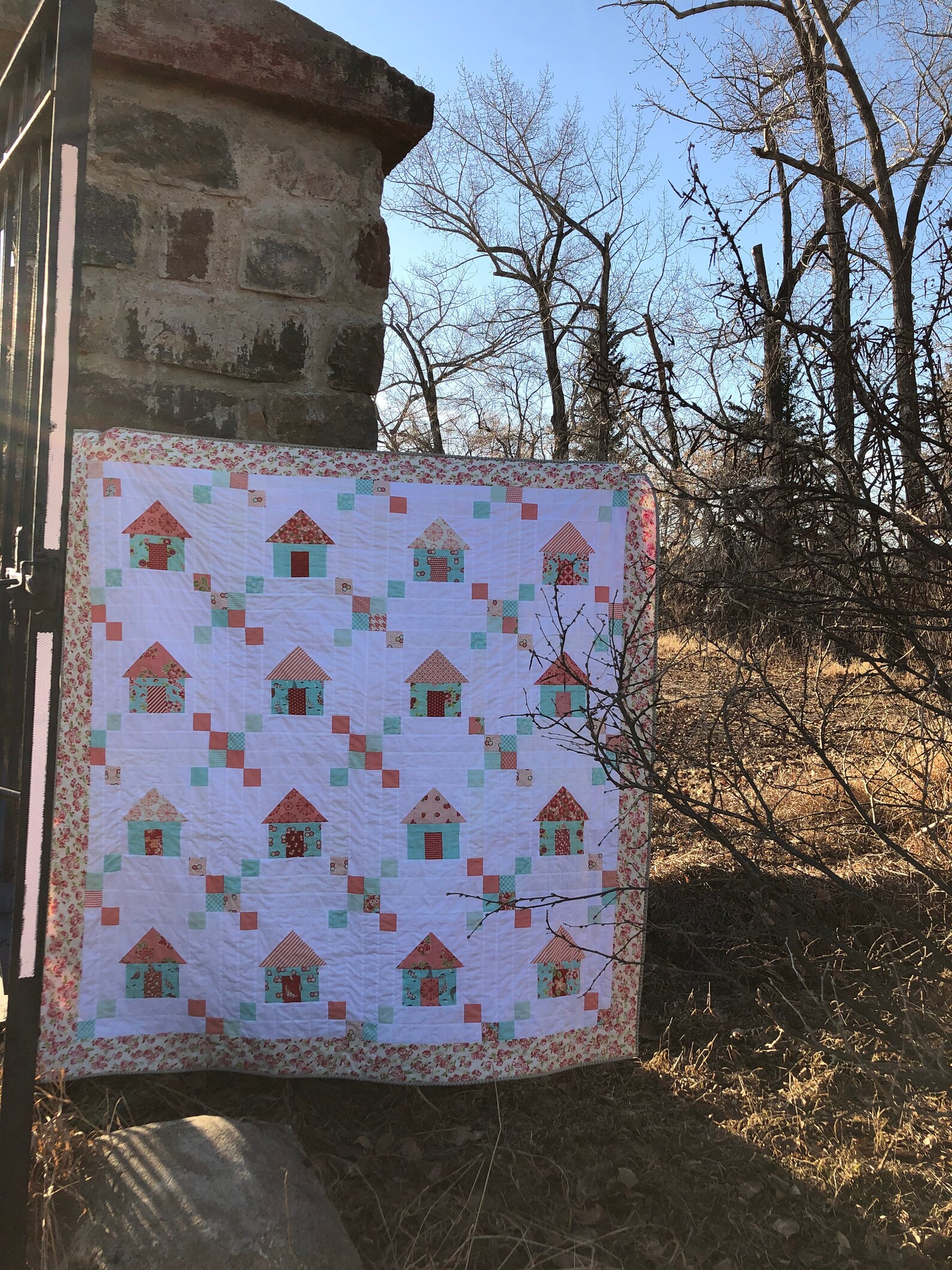 Love Home Quilt Pattern House Quilt PDF Pattern Chain Quilt - Etsy