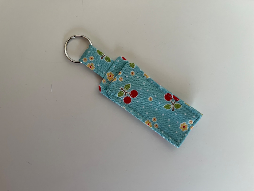 Blue Chapstick Key Fob, Lip Balm Holder - Etsy