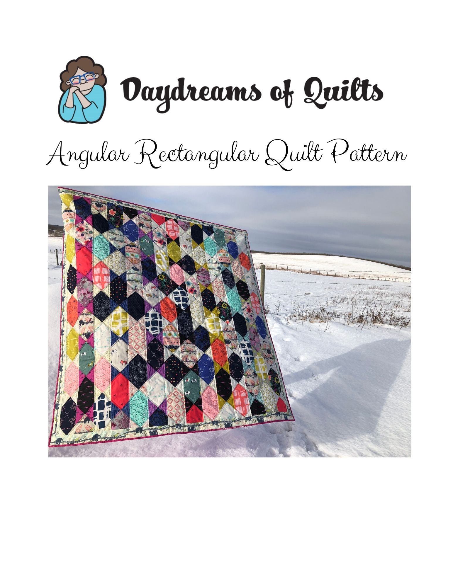 Layer Cake PDF Quilt Pattern Angular Rectangular Quilt - Etsy