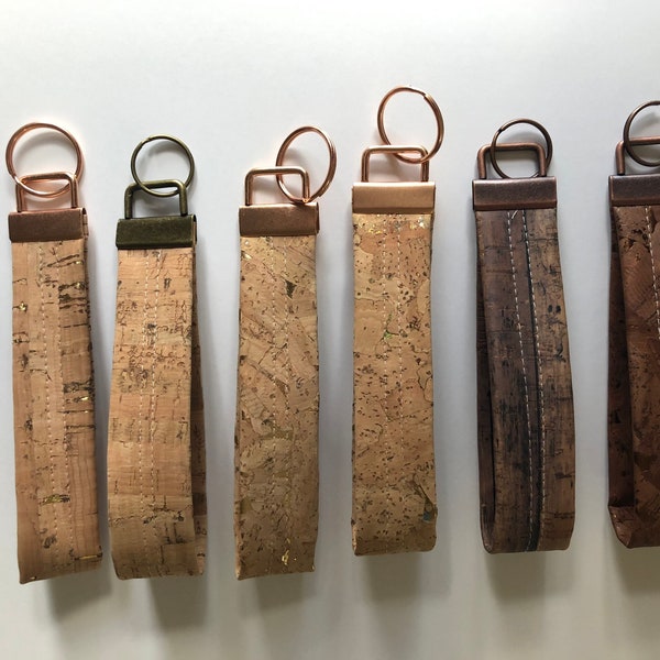 Cork Key Chain - Etsy