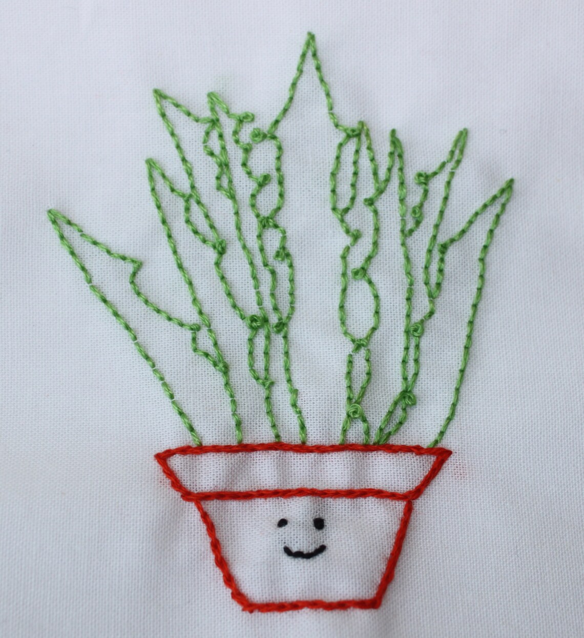Plant Embroidery Pattern Succulent Plant Embroidery Pattern | Etsy