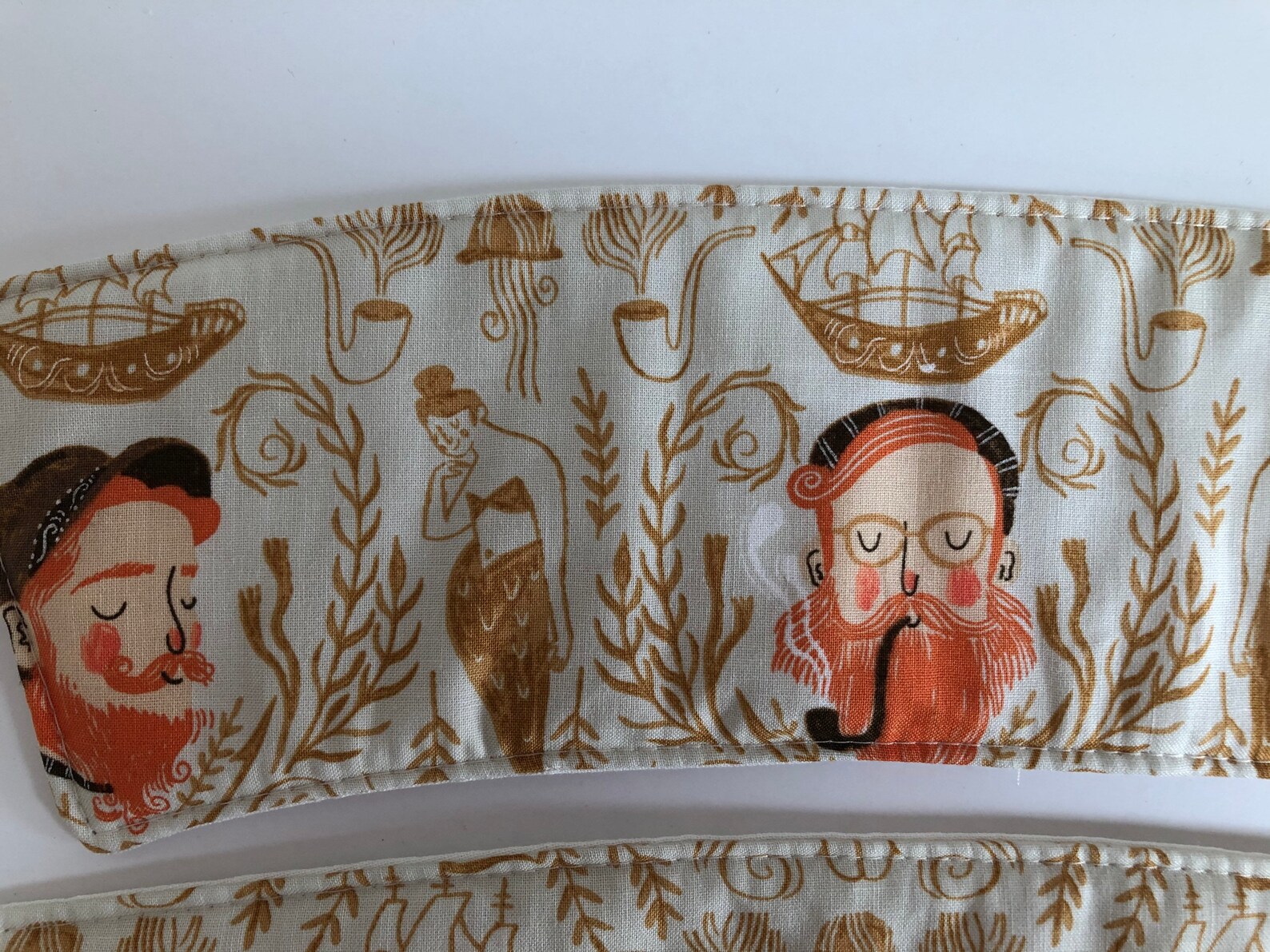 Ginger Haired Sailors Hot Drink Cup Cozy Fabric Coffee Sleeve - Etsy