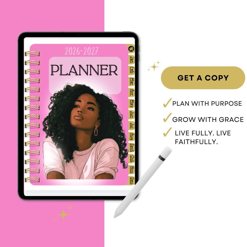 Plan With Purpose 2026–2027 | Faith-based Monthly Planner | Christian ...