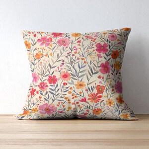 Nordic Blossoms Digital Floral Paper | Watercolor Seamless Pattern ...