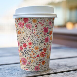 Nordic Blossoms Digital Floral Paper | Watercolor Seamless Pattern ...