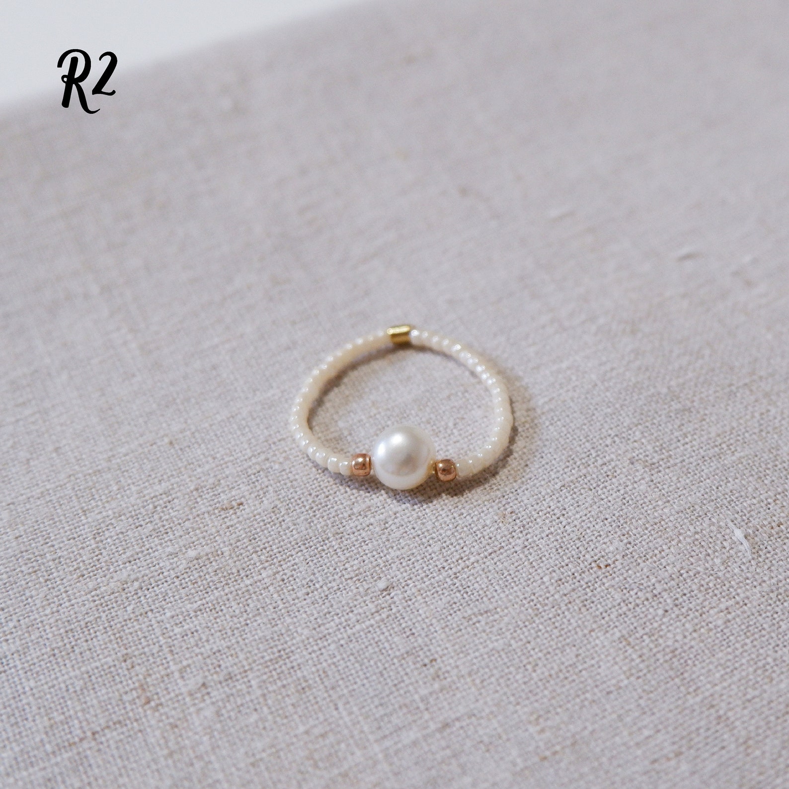 Rings Beaded Ring/ Seed Beads Ring/ Stacking Rings/ Beaded Rings ...