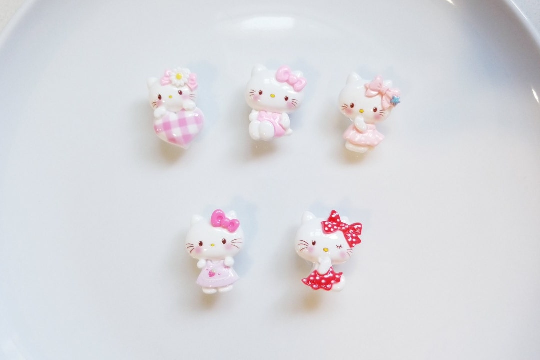 Shoe Charms Croc Charms Jibbitz Sanrio Ribbon Kitty - Etsy Canada