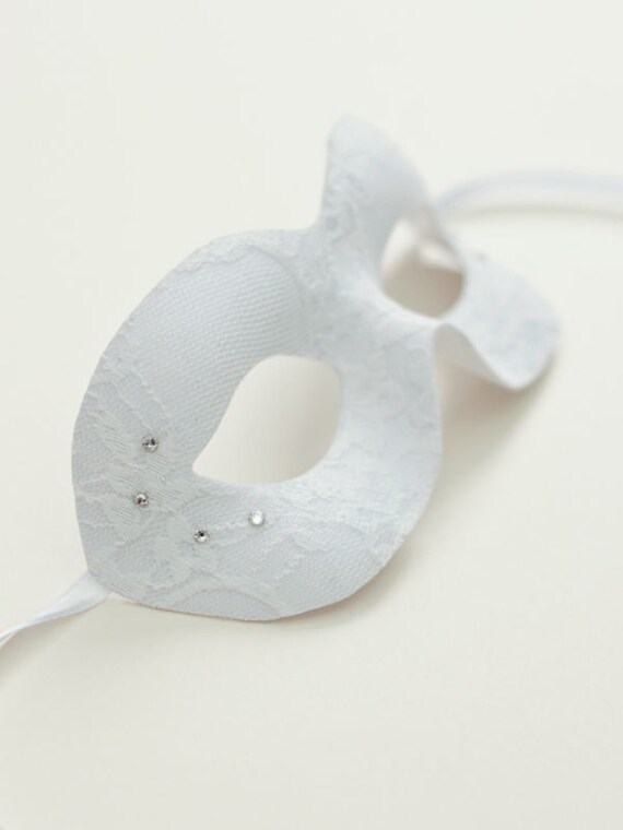 White Lace Mask Cinderella Story