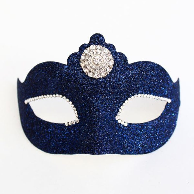 Blue Masquerade Mask - Etsy