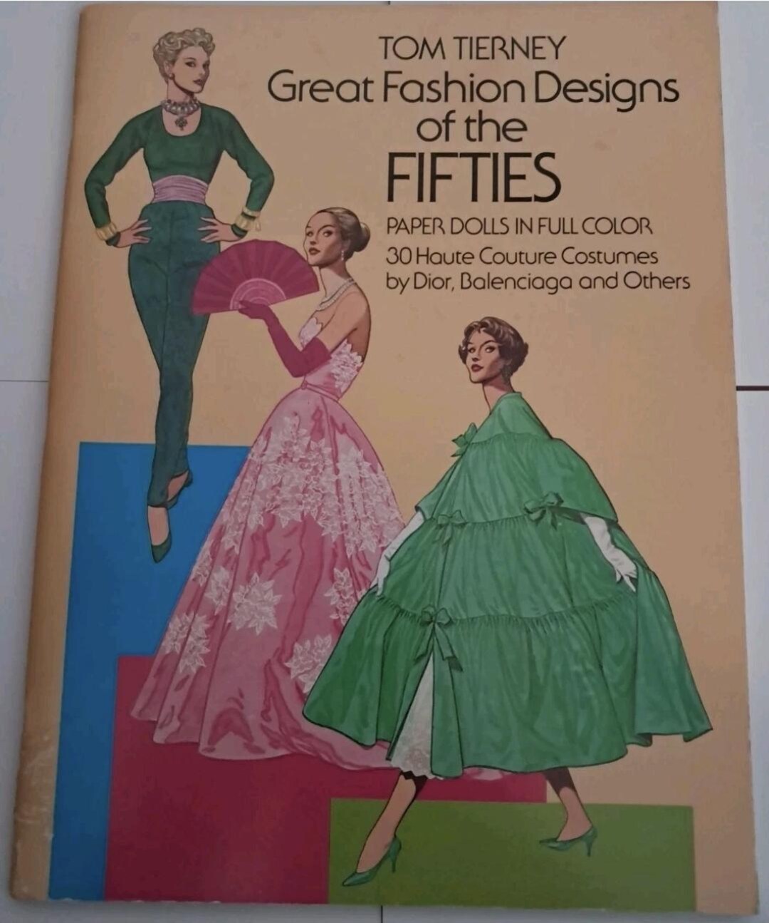 Tom Tierney Fifties Fashion Paper Dolls Book 1985 Uncut - Etsy