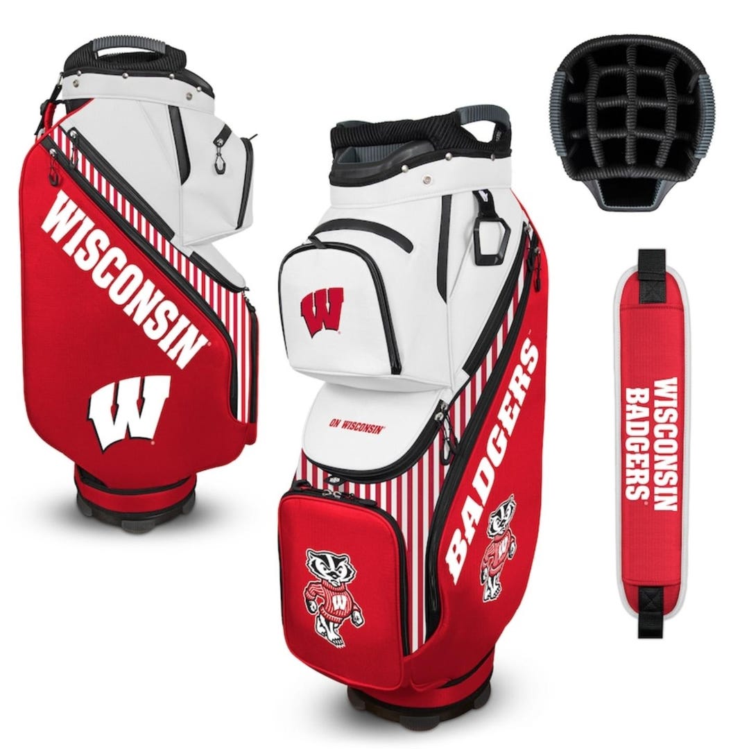 Wisconsin Badgers Clubhouse Cooler Cart Golf Bag - Etsy