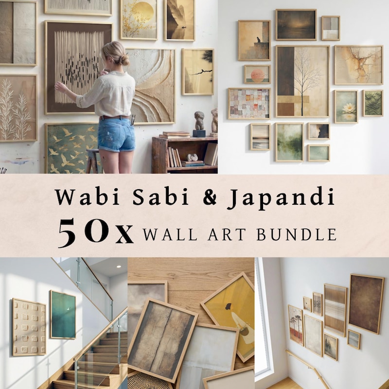 Japandi and Wabi Sabi Art - Etsy