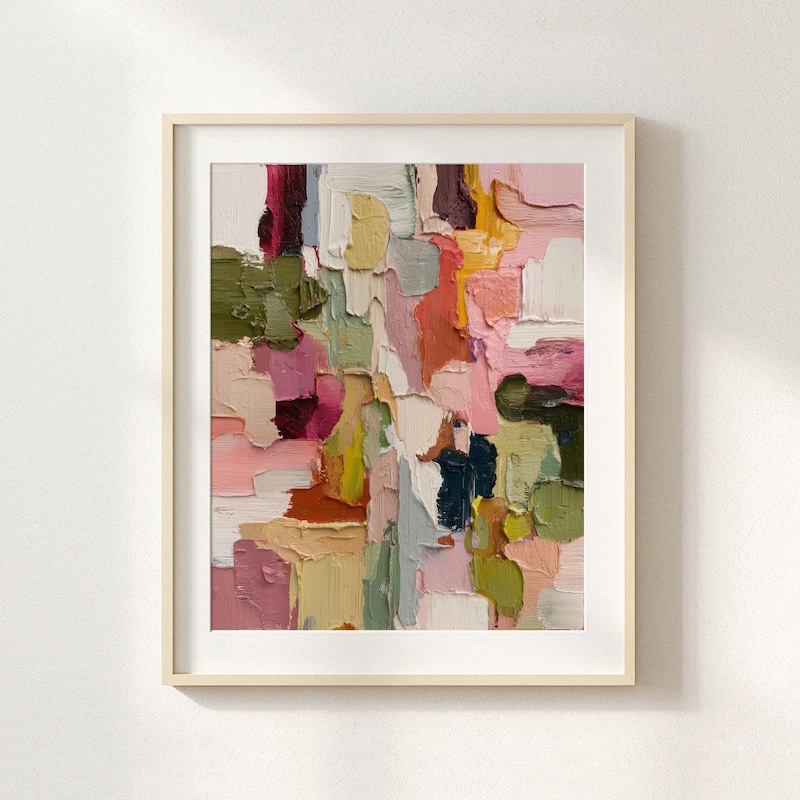 Mcm Impasto Painting - Etsy