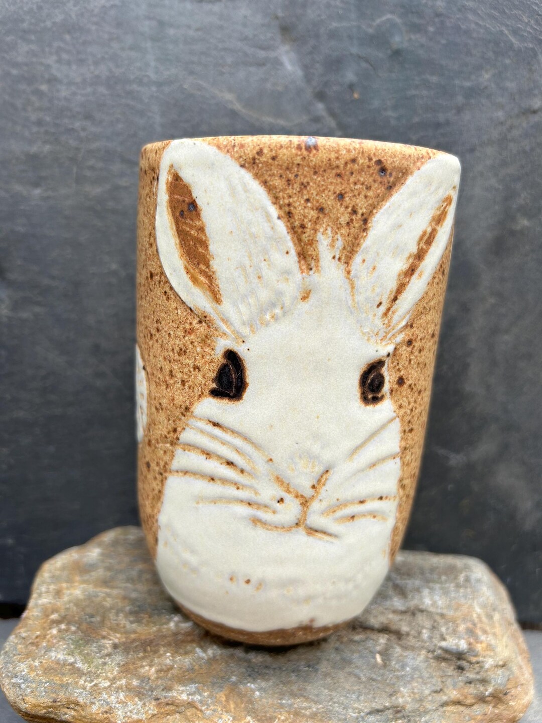 White Bunny Cup - #3 - Etsy