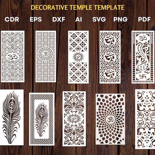 Pooja Mandir Dxf - Etsy