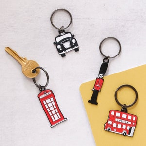 London Bus Keyring - Etsy