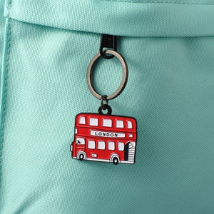 London Bus Keyring - Etsy