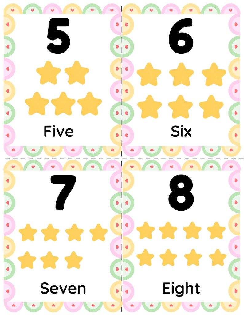 Kids Flashcards Printable | Alphabet Number Animal Emotion Cards ...