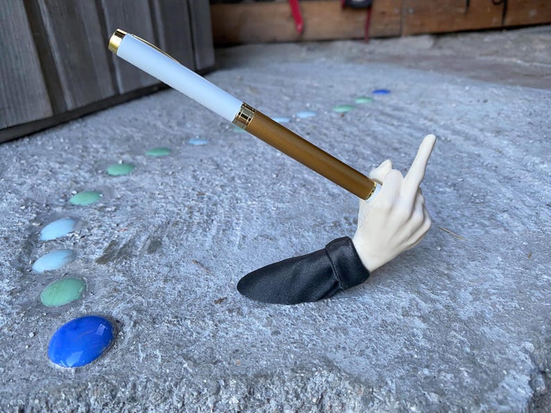 Middle Finger Pen Holder - Funny and Functional 3d Printed Desk ...
