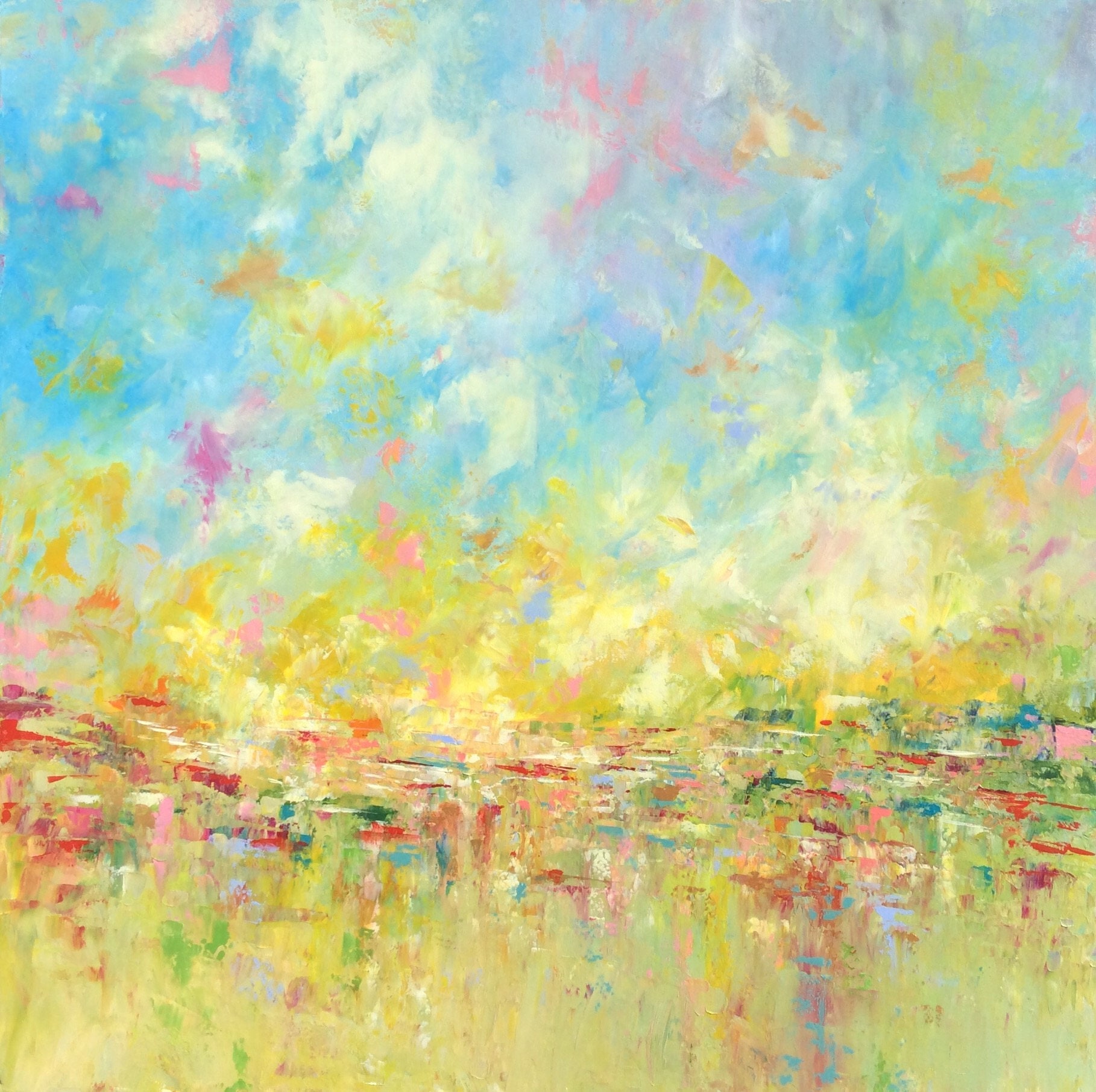 Abstract Painting - 'running Down a Dream' - Acrylic Painting on Canvas ...