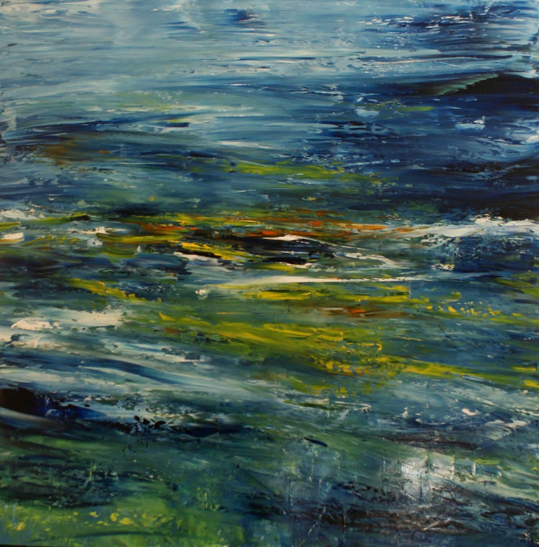 Abstract Landscape - 'something as Simple as This' - Oil Painting on ...