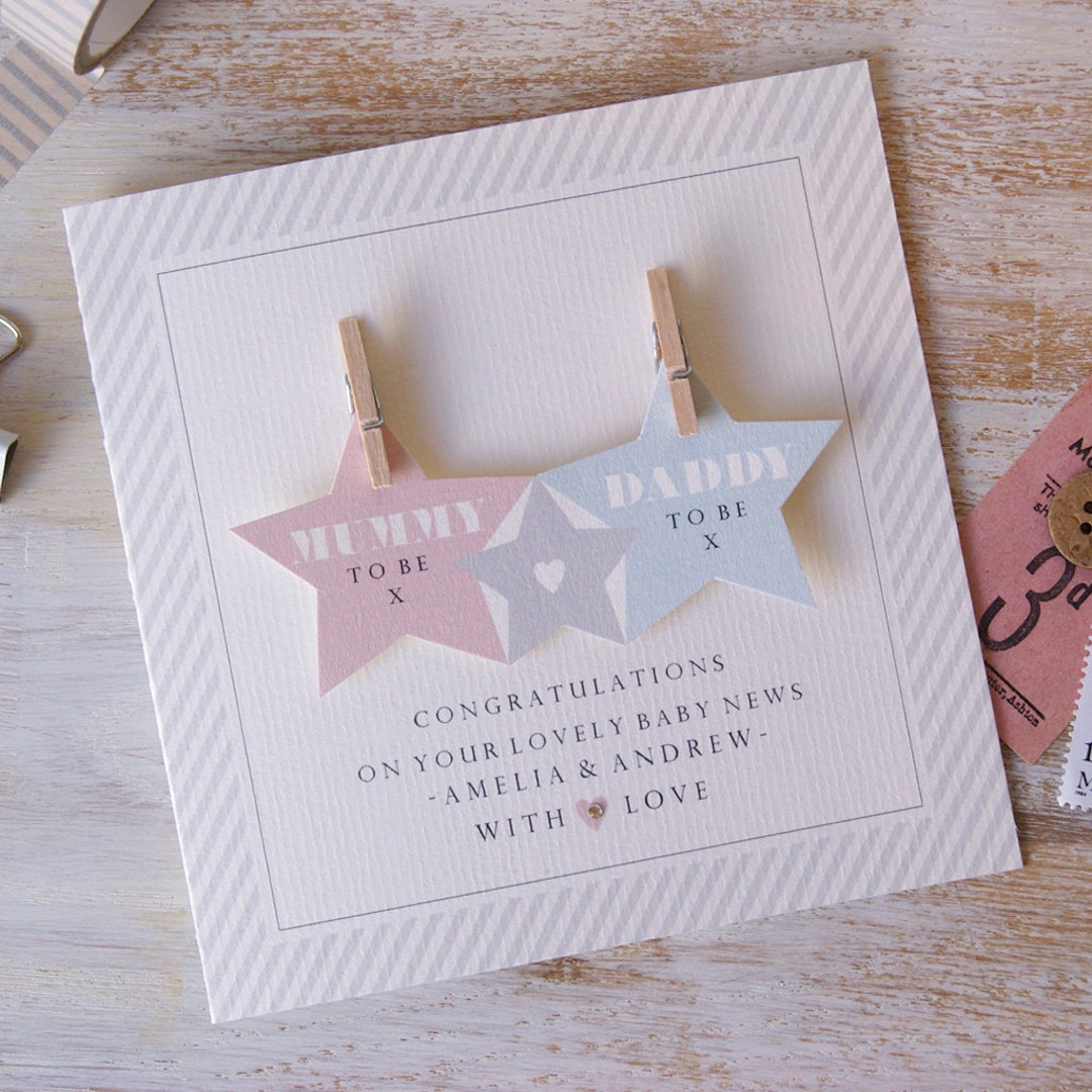 Parents 'to Be' Card, Pregnancy Card, New Parent Card, Baby Shower Card ...