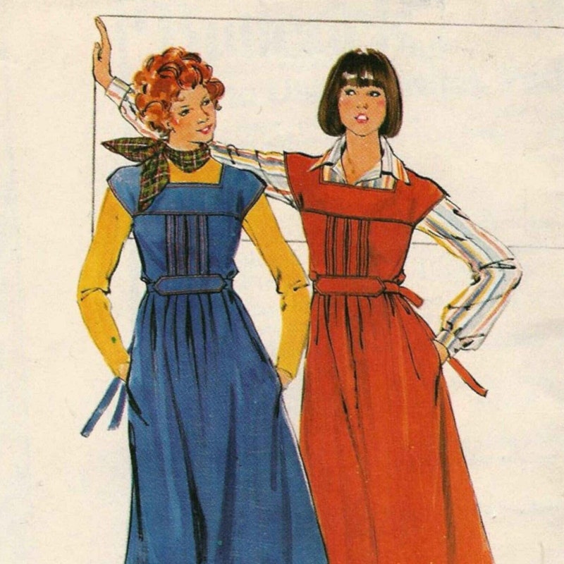 Square Yoke Dress - Etsy