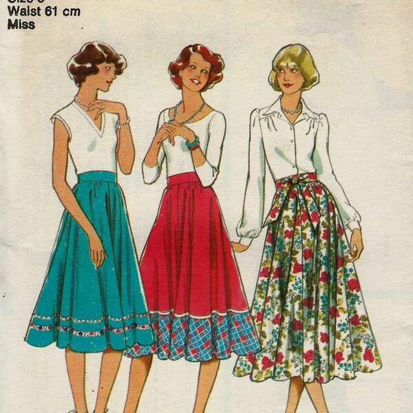 8 Gore Skirt Pattern - Etsy