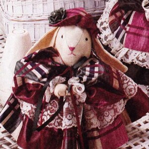 CRAFT PATTERN Mccalls 6874 Doll Bunny and Clothes Bathroom Bunnies ...