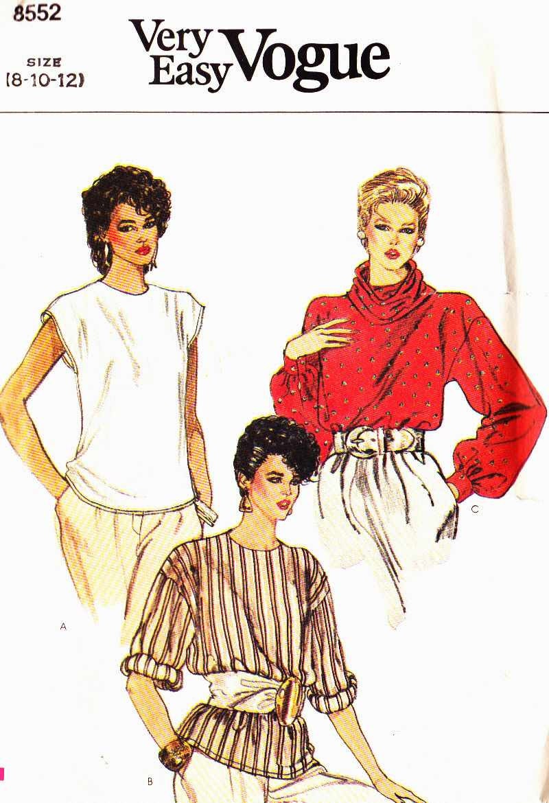 Sewing & Fiber Sewing & Needlecraft Simplicity 1614 Ladies tops scoop ...
