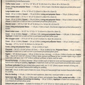 Simplicity 8693 Kitchen Accessories Sunflower Design Curtains Apron ...