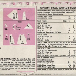 Simplicity 9239 Reversible Cape With Sleeveless Dress With/out Peter ...