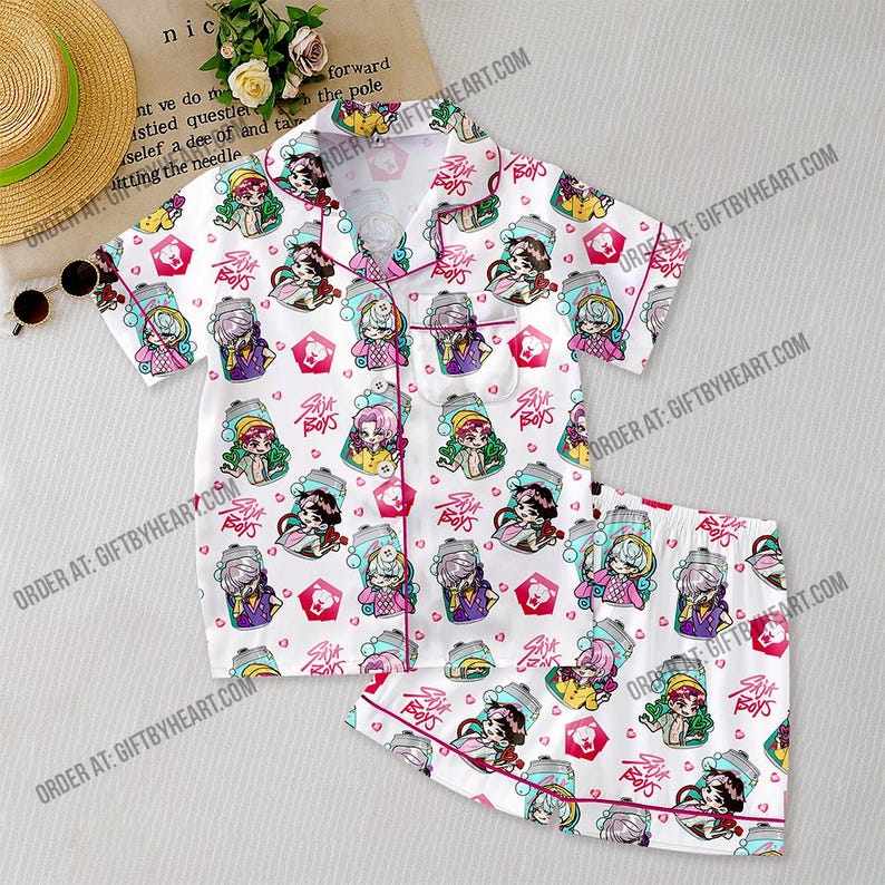 Saja Boys Soda Pop Pajama Set for Kids, 100% You Little Soda Pop ...
