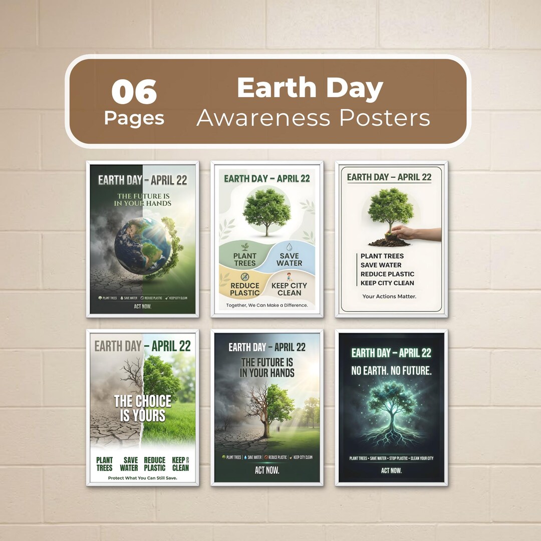 Earth Day Classroom Posters Bundle | Spring Bulletin Board Kit ...