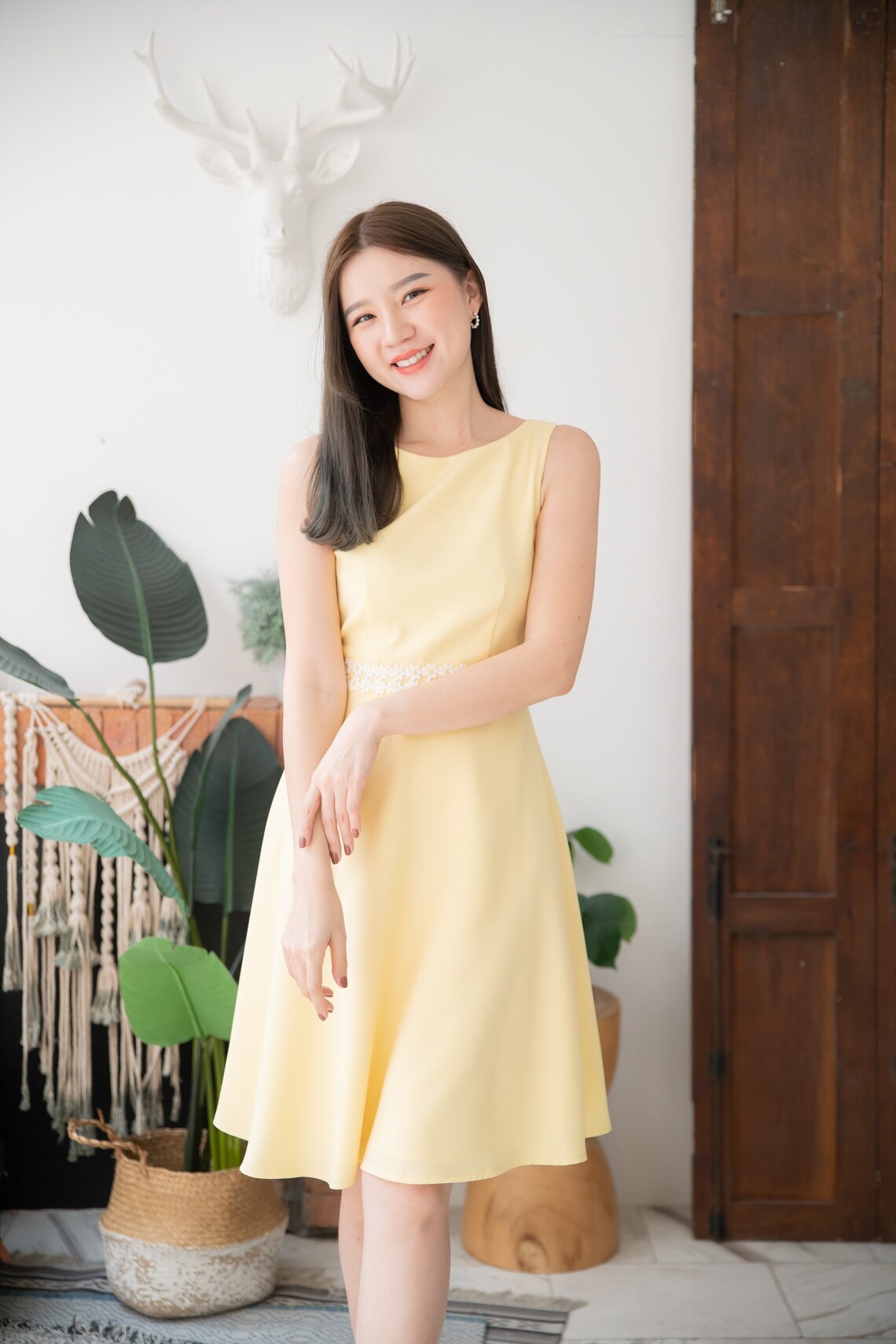 Bloom - Yellow Dress Elegant Classic Easter Summer Office Wear ...