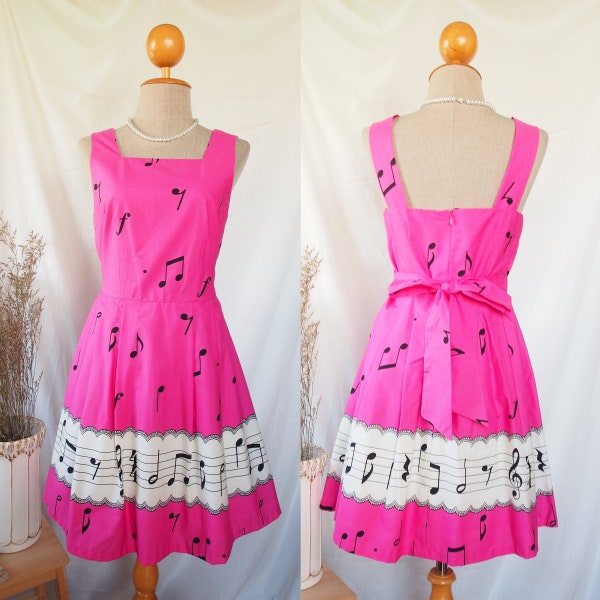 Music Note Dress - Etsy