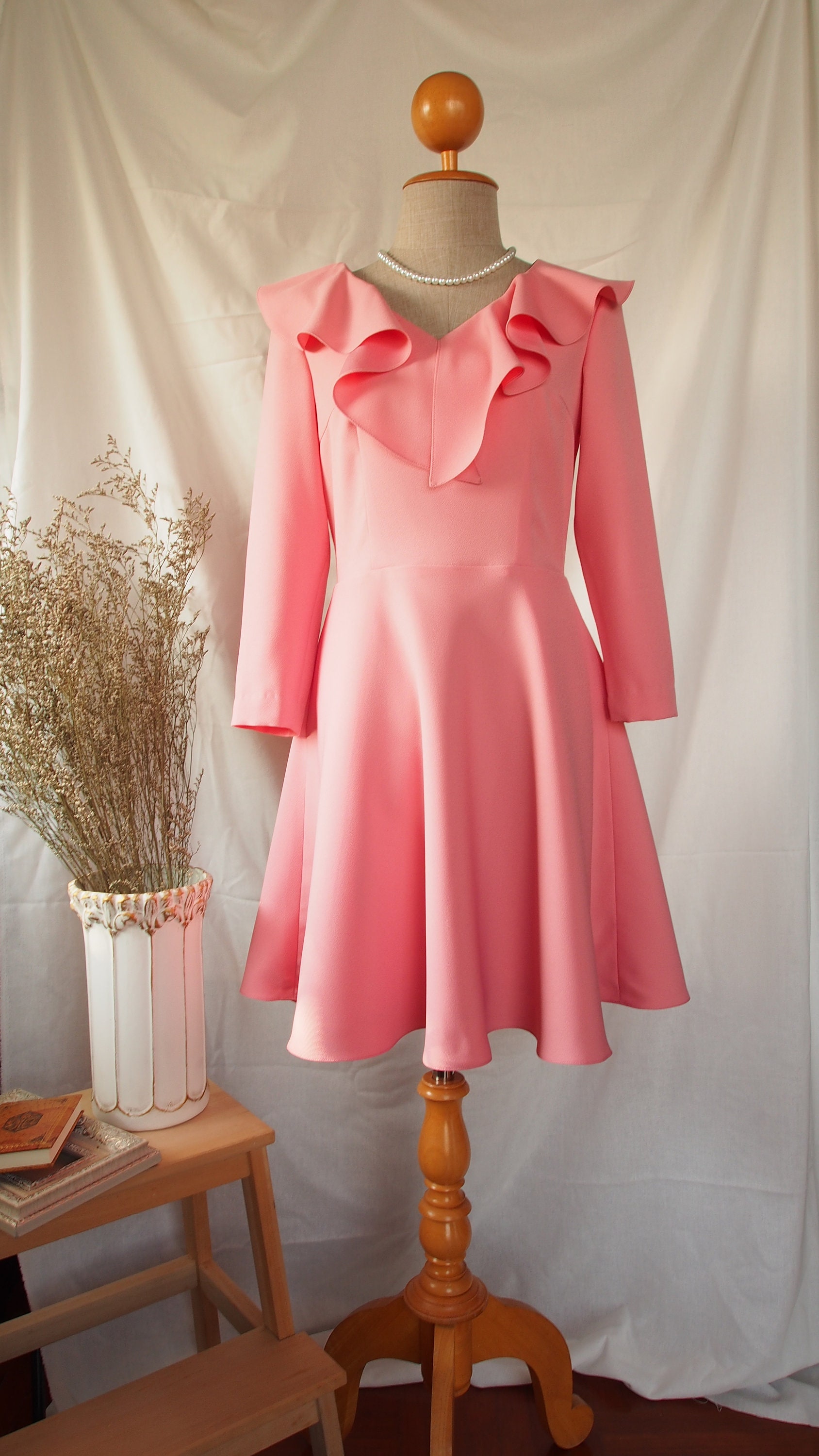 Blake Pink Women Officewear Dress Pink Bridesmaid Dress / | Etsy