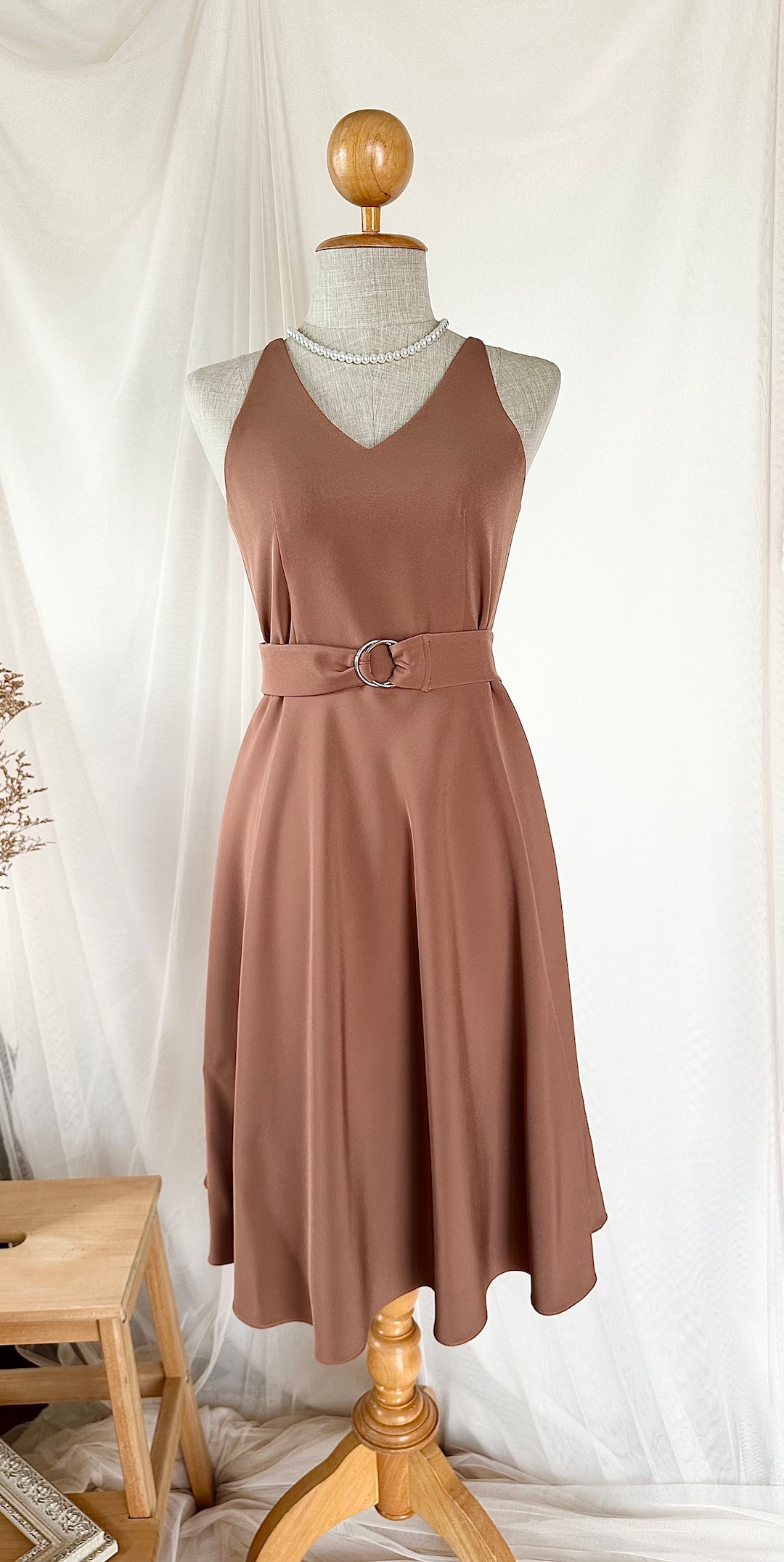 Summer Day - 2025 Color Trend a Brown Dress for Stylish Preppy ...