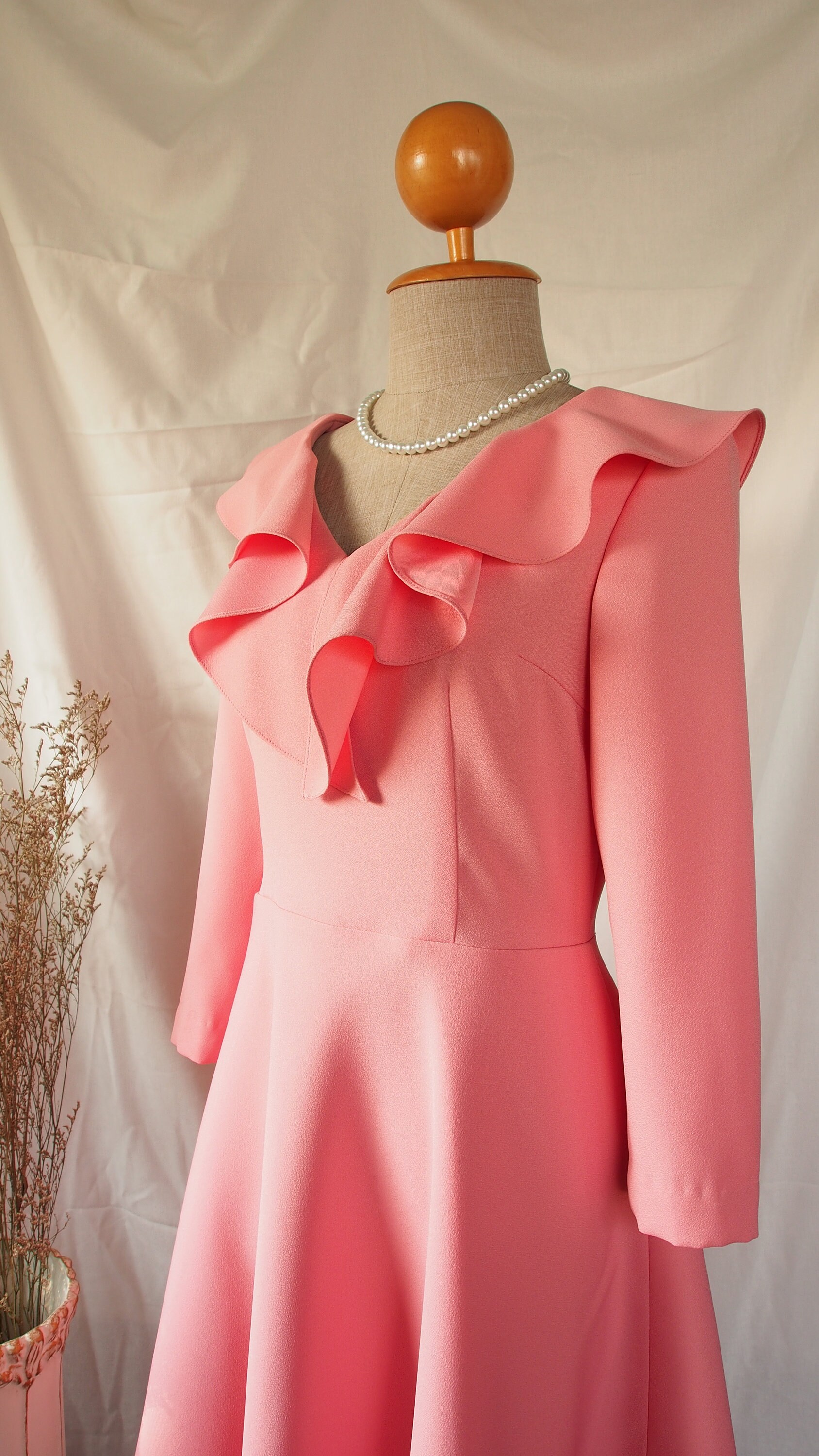 Blake Pink Women Officewear Dress Pink Bridesmaid Dress / | Etsy