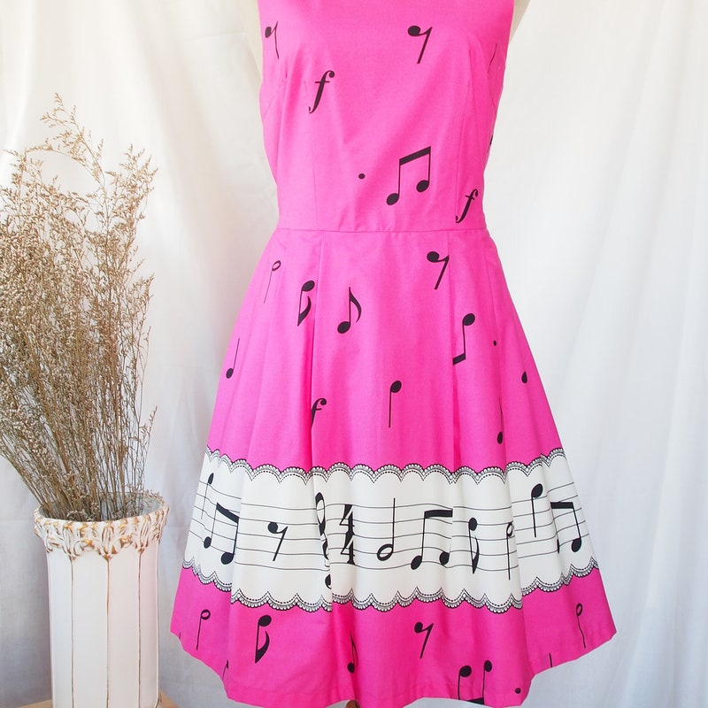 Music Note Dress - Etsy
