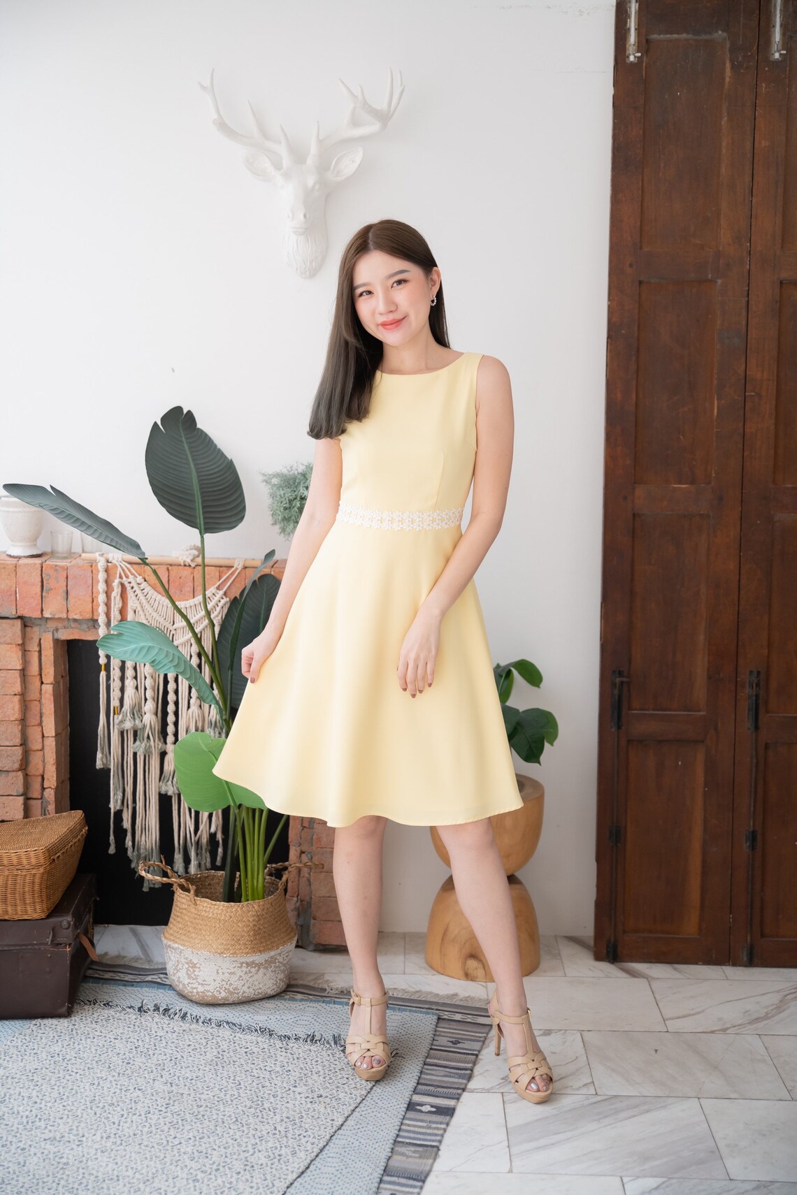 Bloom - Yellow Dress Elegant Classic Easter Summer Office Wear ...