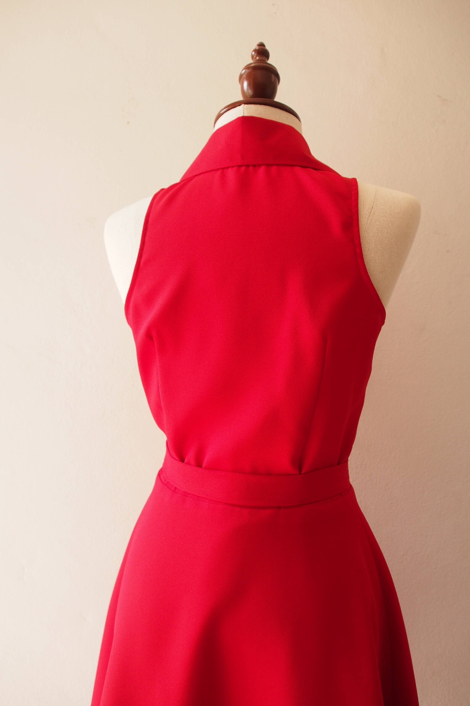 DOWNTOWN christman women dress Scarlet Red Dress Red Swing | Etsy